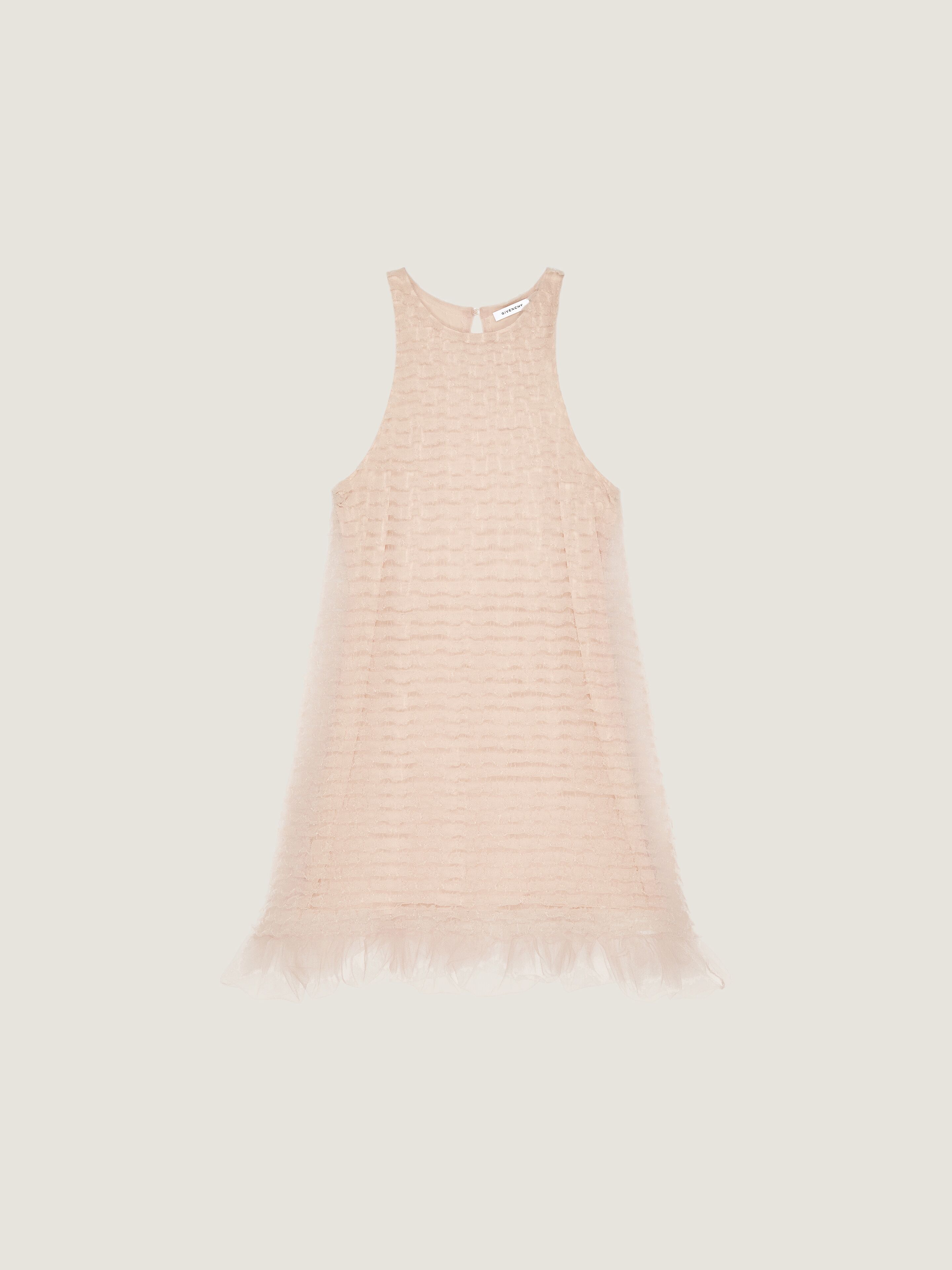 GIVENCHY Mini Dress with Nylon Frills